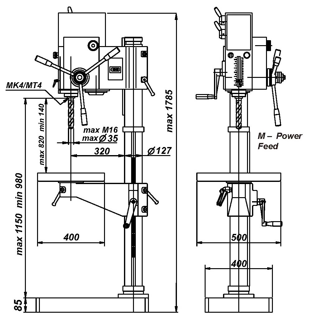 ARBOGA Electric Tools, Drill Press Machine - Ansontools.com