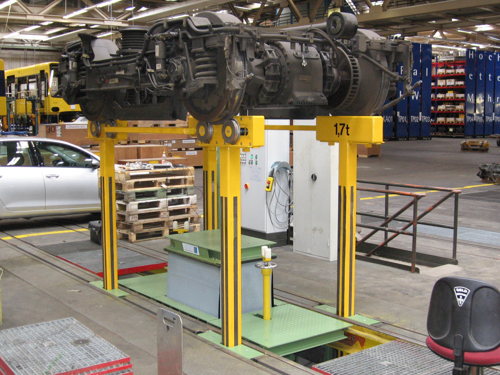 Pfaff Siberblau, Special Tools, Bogie Repair Hoists - Ansontools.com